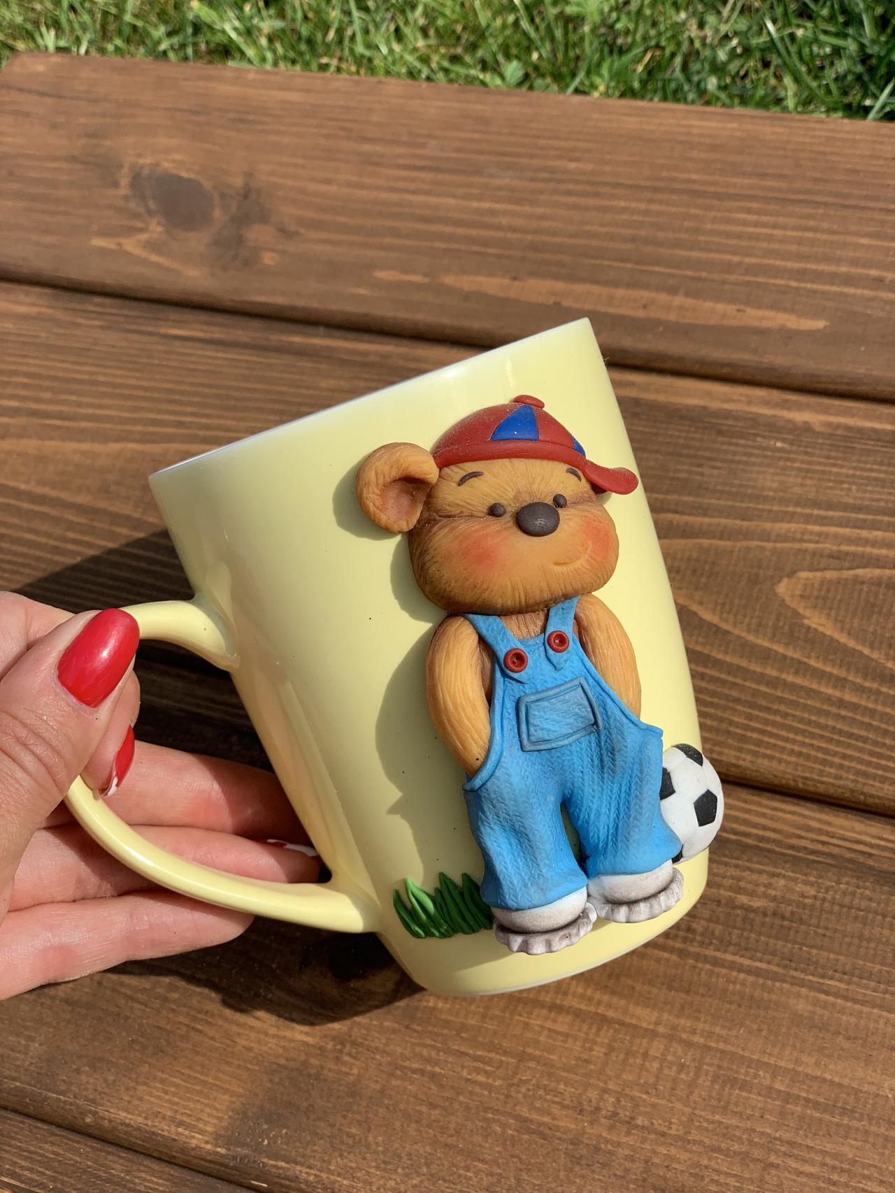 Gift For Boy Cute Mug, Cup For Teddy Bear, Mama Bear Cup, Cup Turner ...